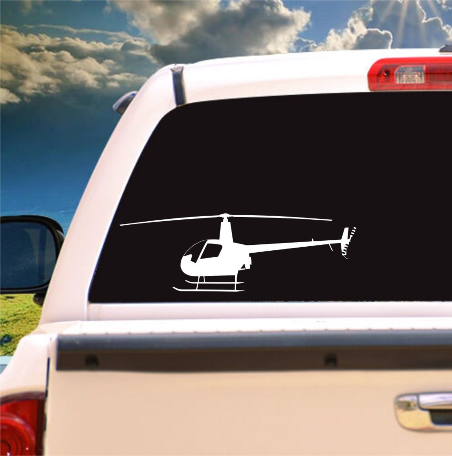 Robinson R22 Vinyl Decal | Etsy
