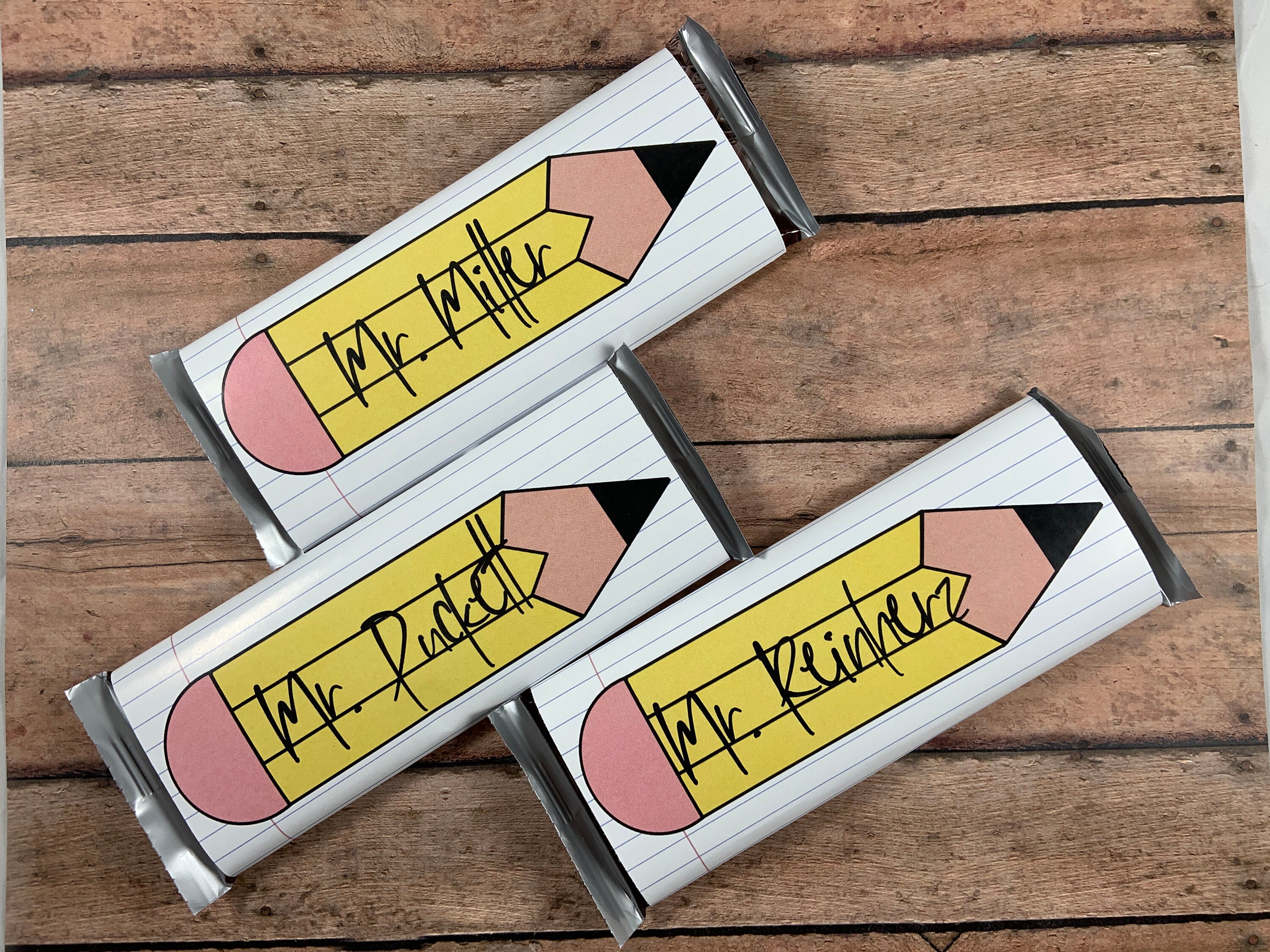 Editable, Teacher Thank You Gift, Chocolate Candy Bar Wrapper, Teacher ...