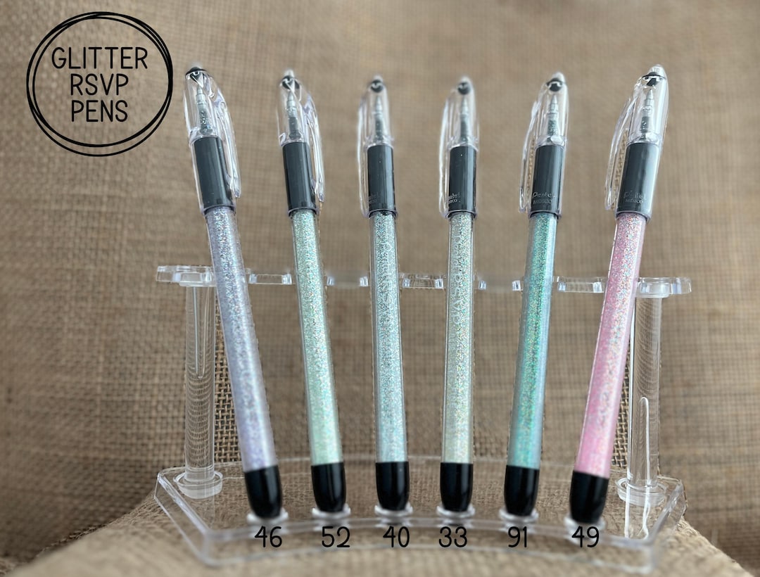 Pentel RSVP Glitter Pen, RSVP Pen, Ballpoint Pen, Gift for Child ...