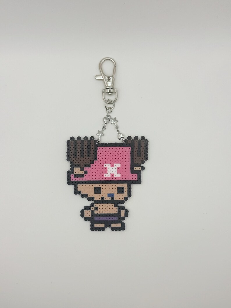Customizable Perler Bead Pixel Art Keychains | Anime | FNAF | Video ...