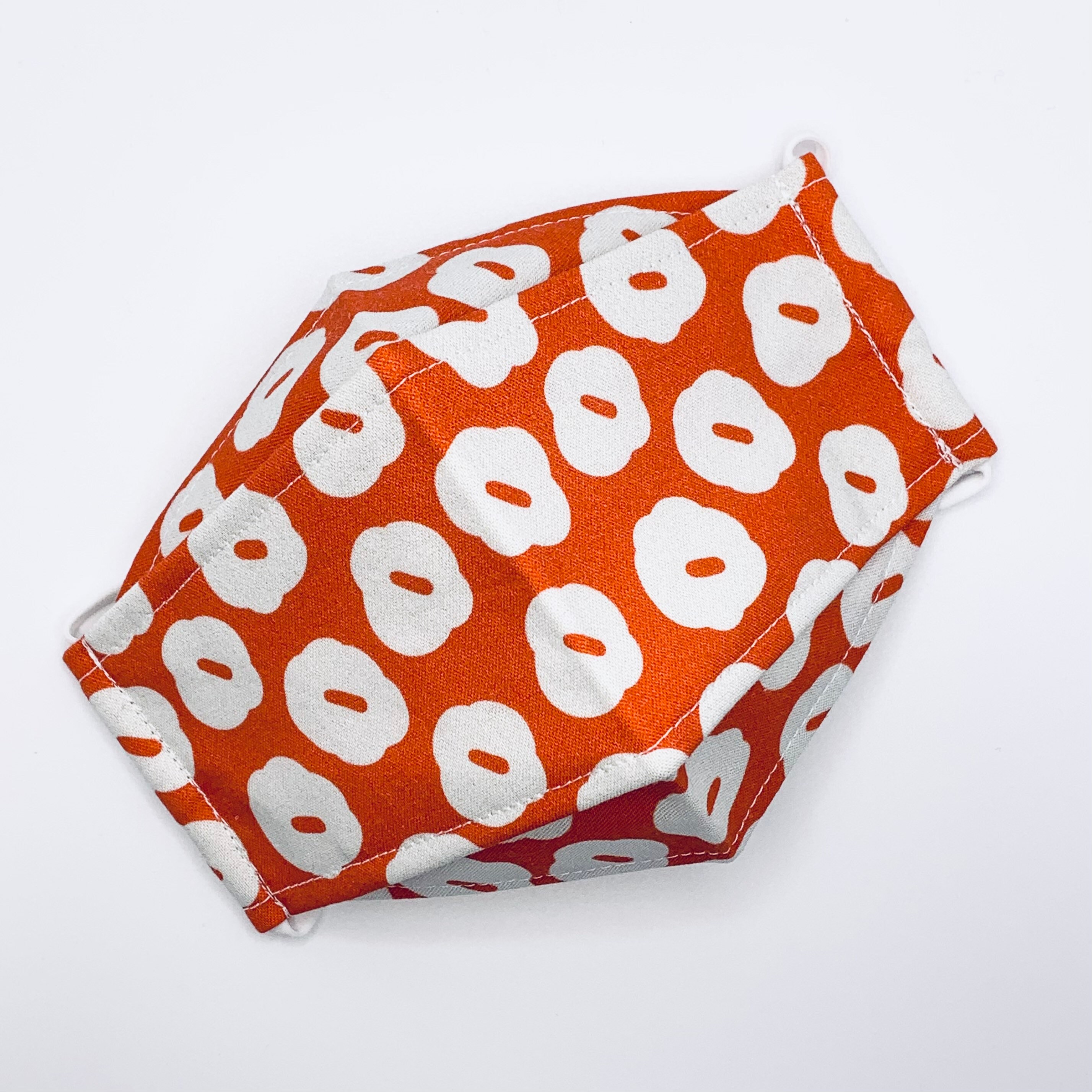 Red Blossom Print 3D Face Mask 3 Layers of High Quality - Etsy