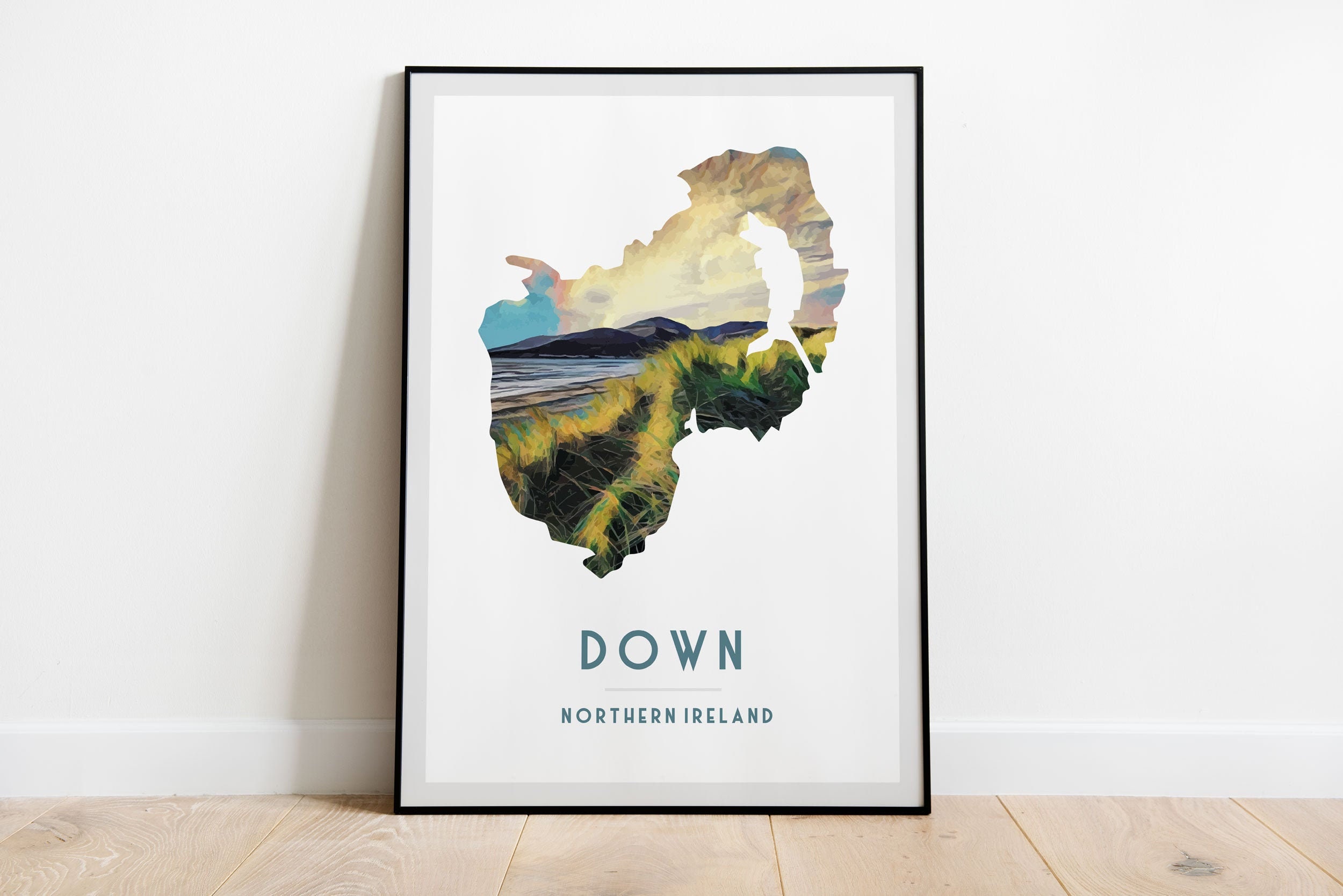 Down/an Dún Murlough Beach Travel Poster Wall Art UNFRAMED - Etsy