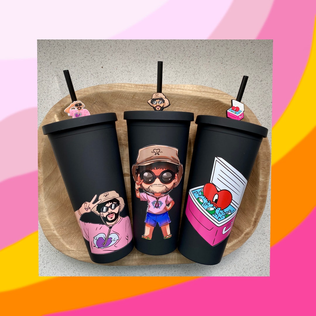 Bad Bunny Cup, Un Verano Sin Ti, Neverita Water Bottle, El Conejo Malo Cup, Moscow Mule - Etsy
