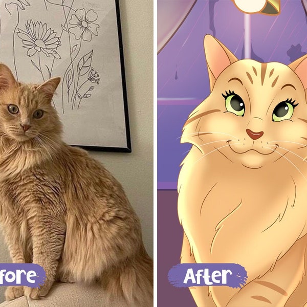 Pet Disneyfication - Etsy