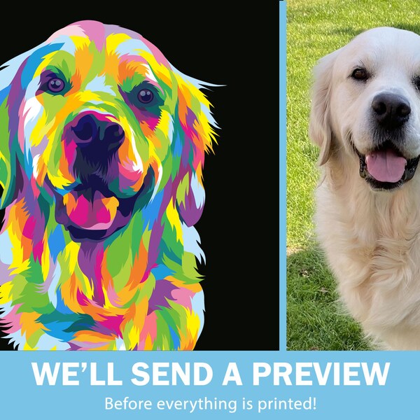 Abstract Pet Portrait - Etsy