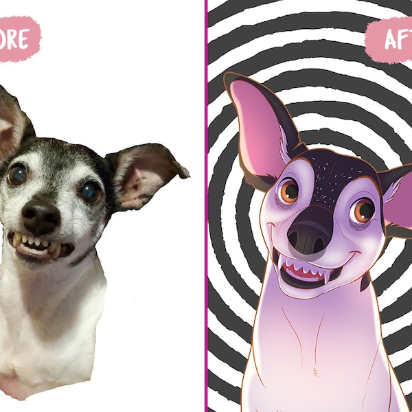 Pet Disneyfication - Etsy