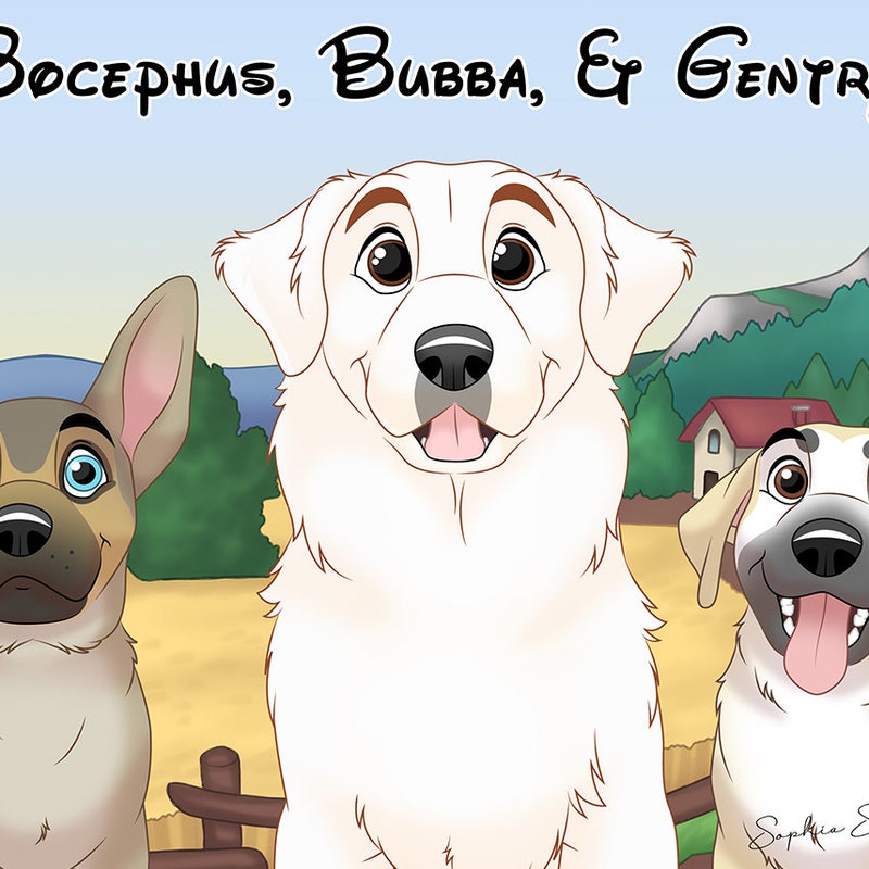 Pet Disneyfication - Etsy