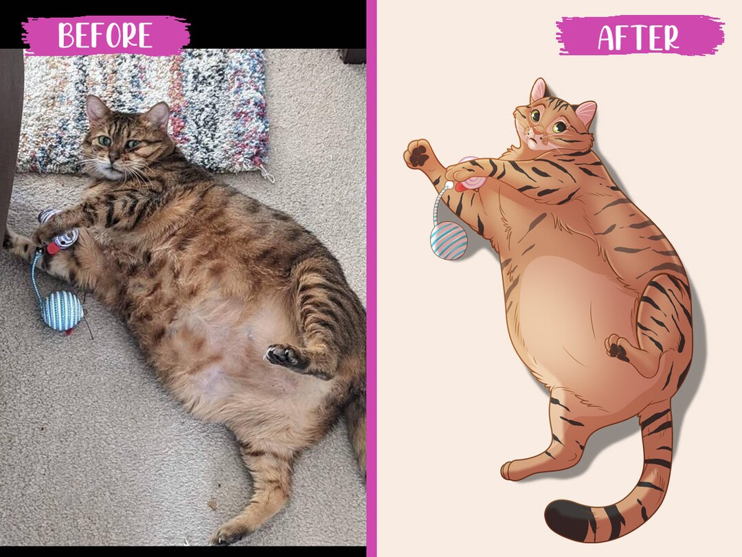 Custom Pet Disneyfication Pet Drawing, Custom Pet Cartoon, Handmade Pet ...