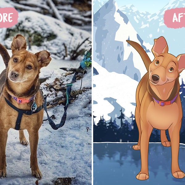 Pet Disneyfication - Etsy