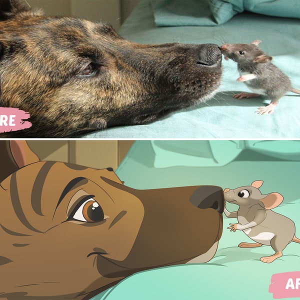 Pet Disneyfication - Etsy