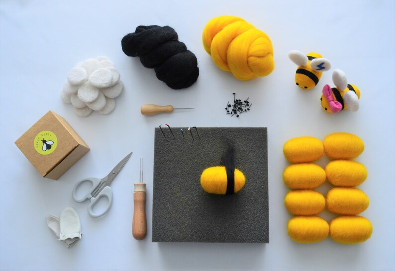 Jazzy Rainbow Bee, Handmade Felt Bee, Pride, NHS, Colourful Bee, Bumble ...