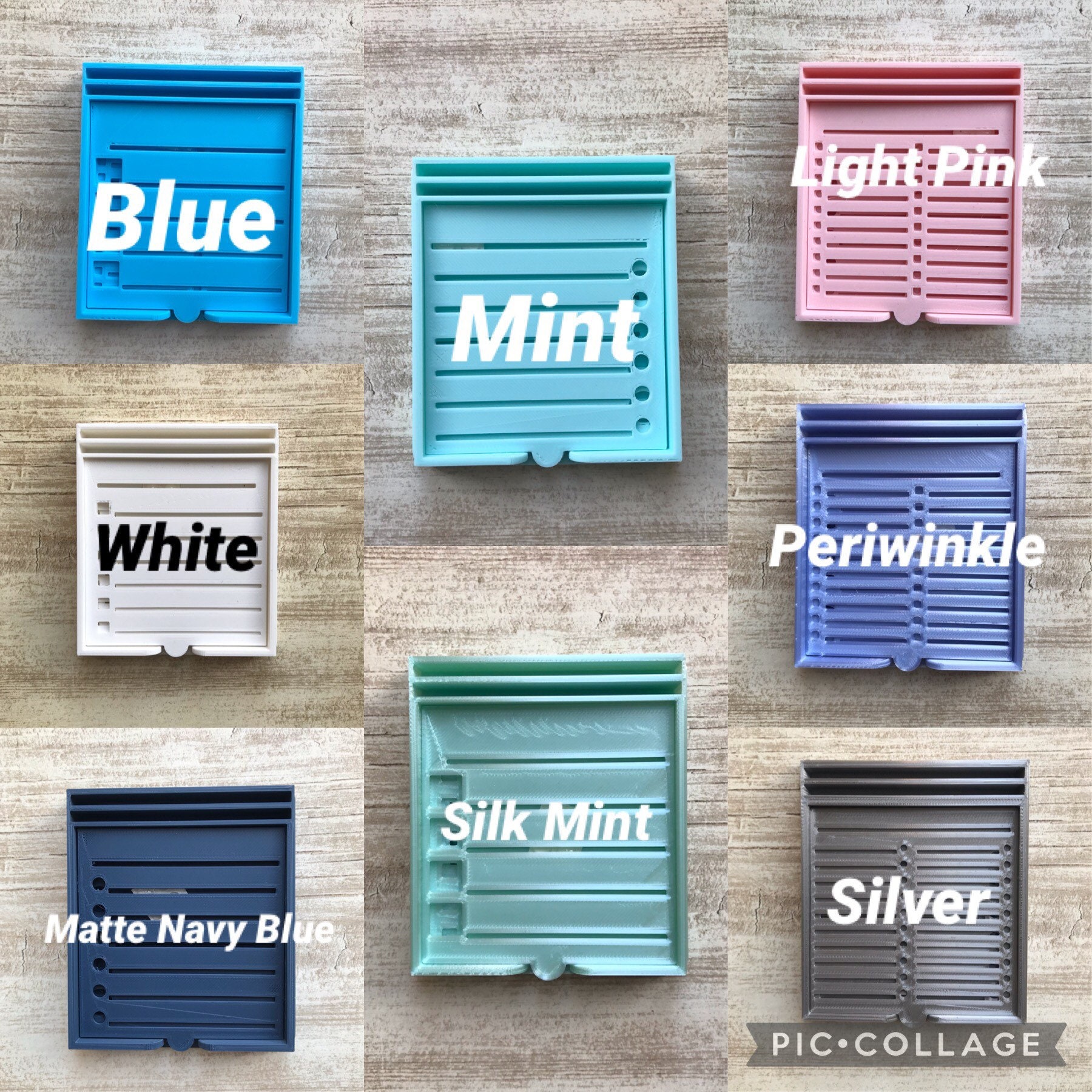 Sticky Note Stencils With Holder/3x3 Sticky Note Holder/desk Organizer ...