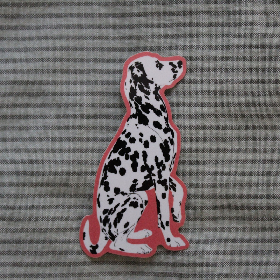 Dalmatian Sticker Dog Sticker Art Sticker - Etsy