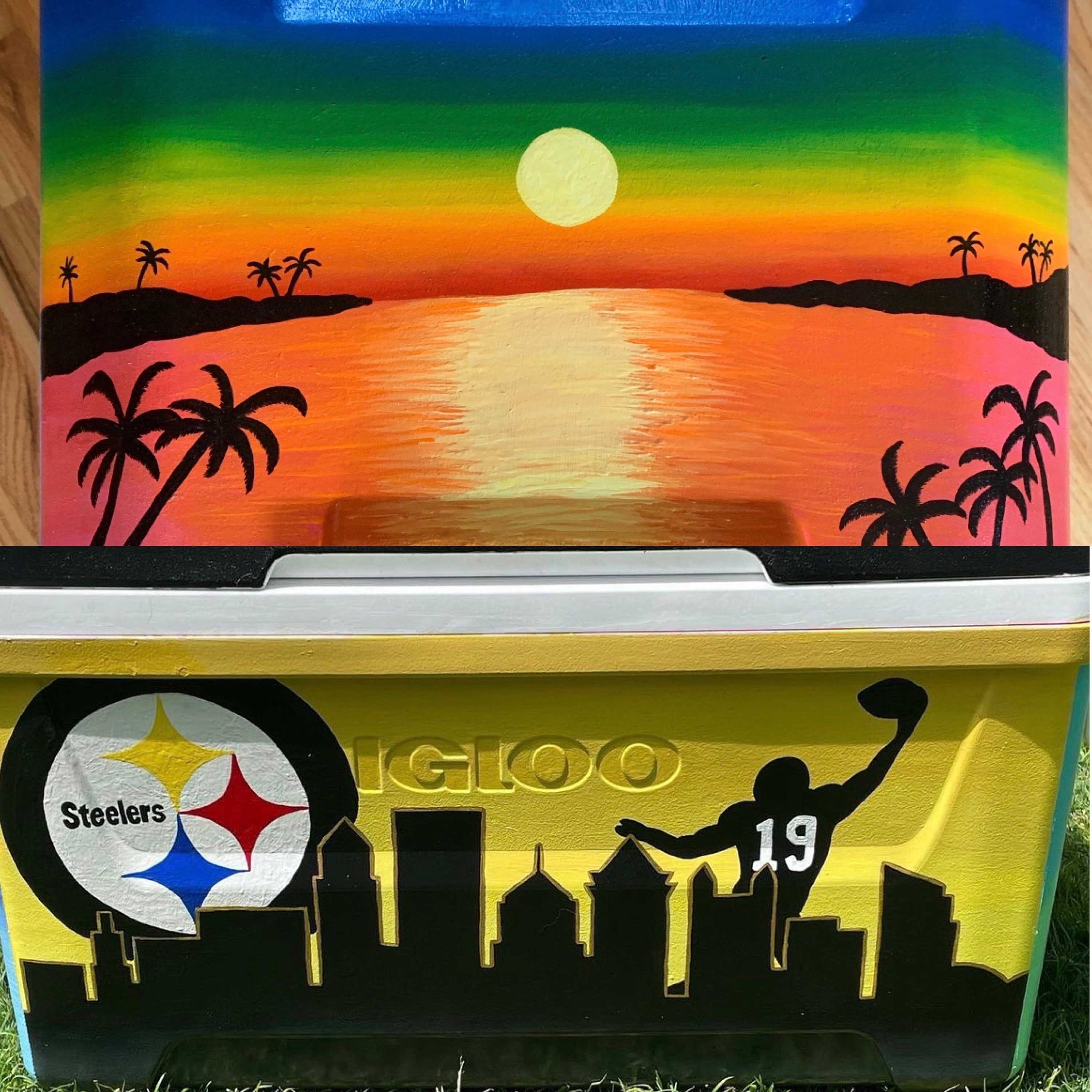 Personalized/custom Painted Cooler - Etsy