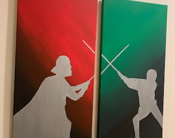 Vader Vs. Luke Poster | Etsy