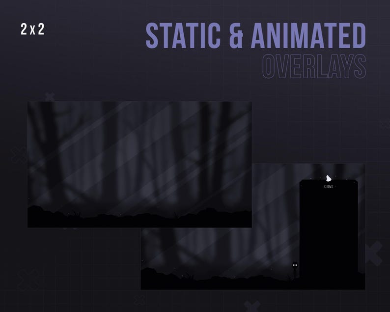 Dark Creatures Stream Pack | Animated Stream Overlays | Horror ...