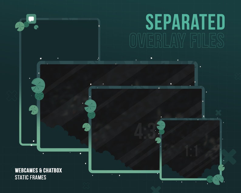 Frog Stream Pack | Animated Stream Overlays | Froggy | Fantasy Forest ...