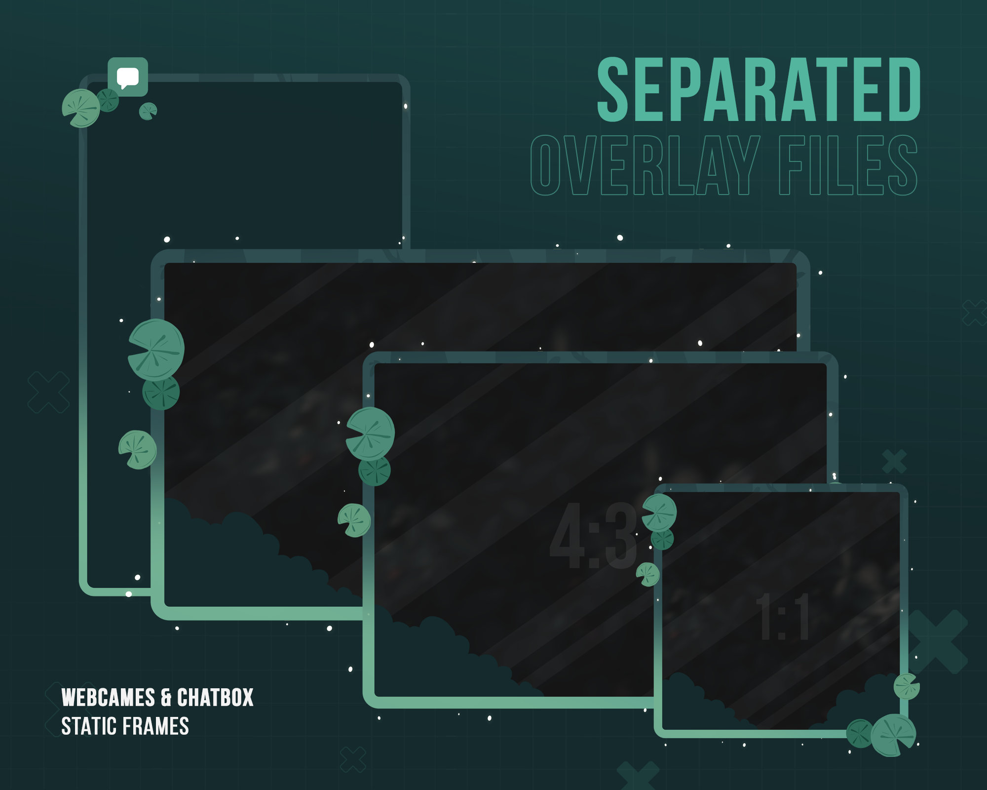 Frog Stream Pack | Animated Stream Overlays | Froggy | Fantasy Forest ...