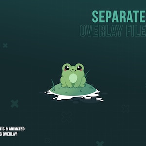 Frog Stream Pack | Animated Stream Overlays | Froggy | Fantasy Forest ...