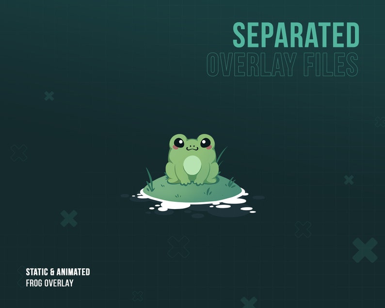 Frog Stream Pack | Animated Stream Overlays | Froggy | Fantasy Forest ...