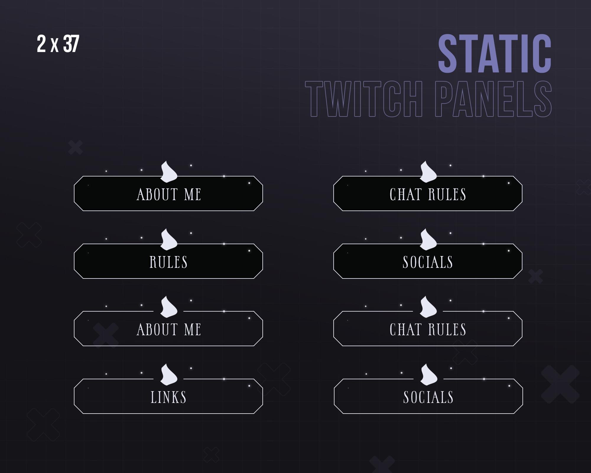 Dark Creatures Stream Pack | Animated Stream Overlays | Horror ...