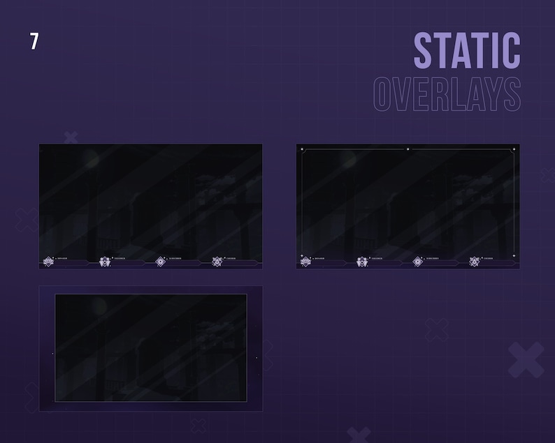 Night Star Stream Pack | Animated Overlays | Starry | Primogem ...