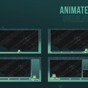 Frog Stream Pack | Animated Stream Overlays | Froggy | Fantasy Forest ...