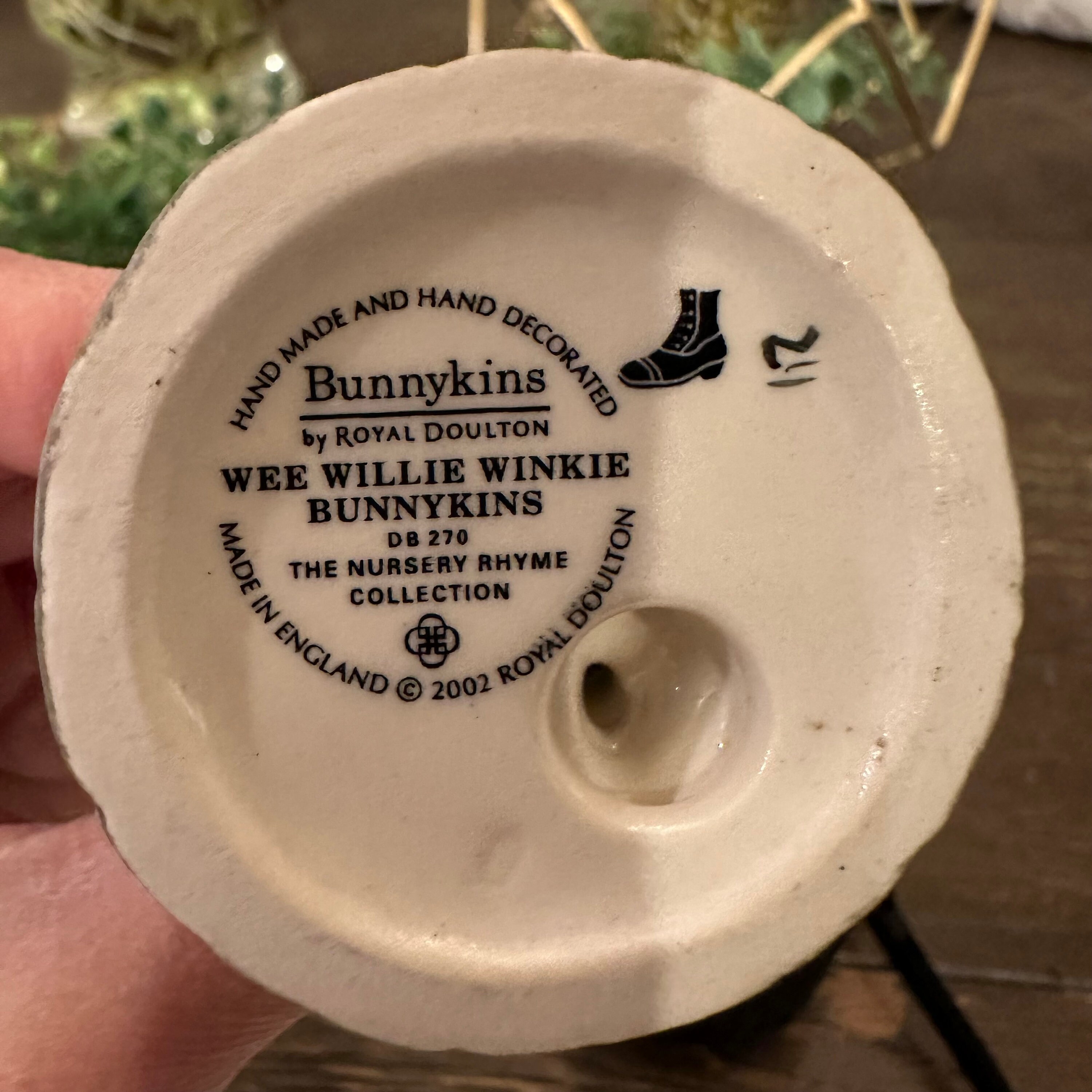 Royal Doulton Wee Willie Winkie Bunnykins the Nursery Rhyme Vintage ...