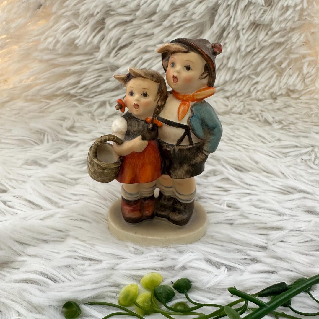 Hummel Goebel Porcelain Figurine "surprise" RARE TMK2 Full Bee 4 ...