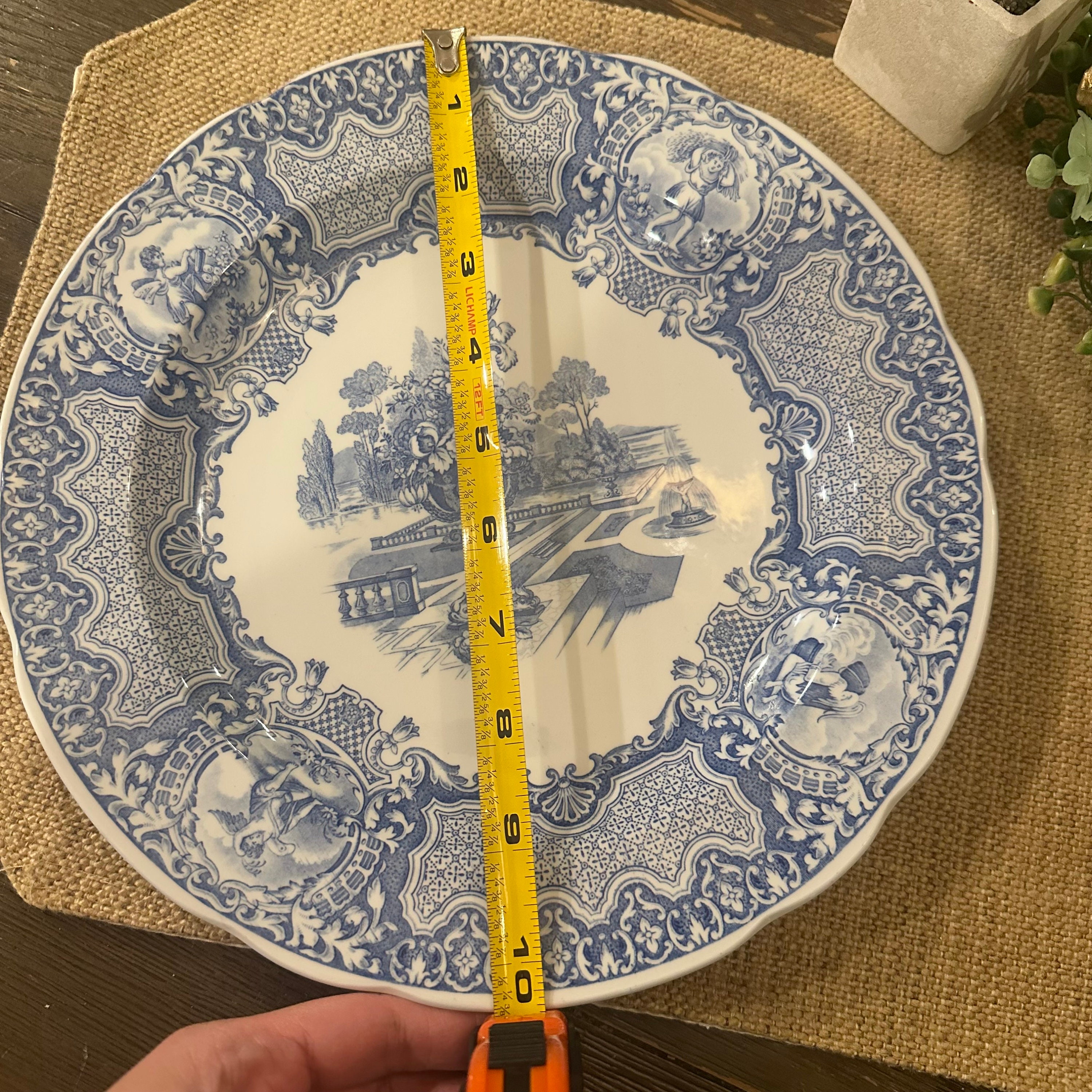 SPODE the Blue Room Collection Plate SEASONS 10.25 Porcelain Vintage - Etsy