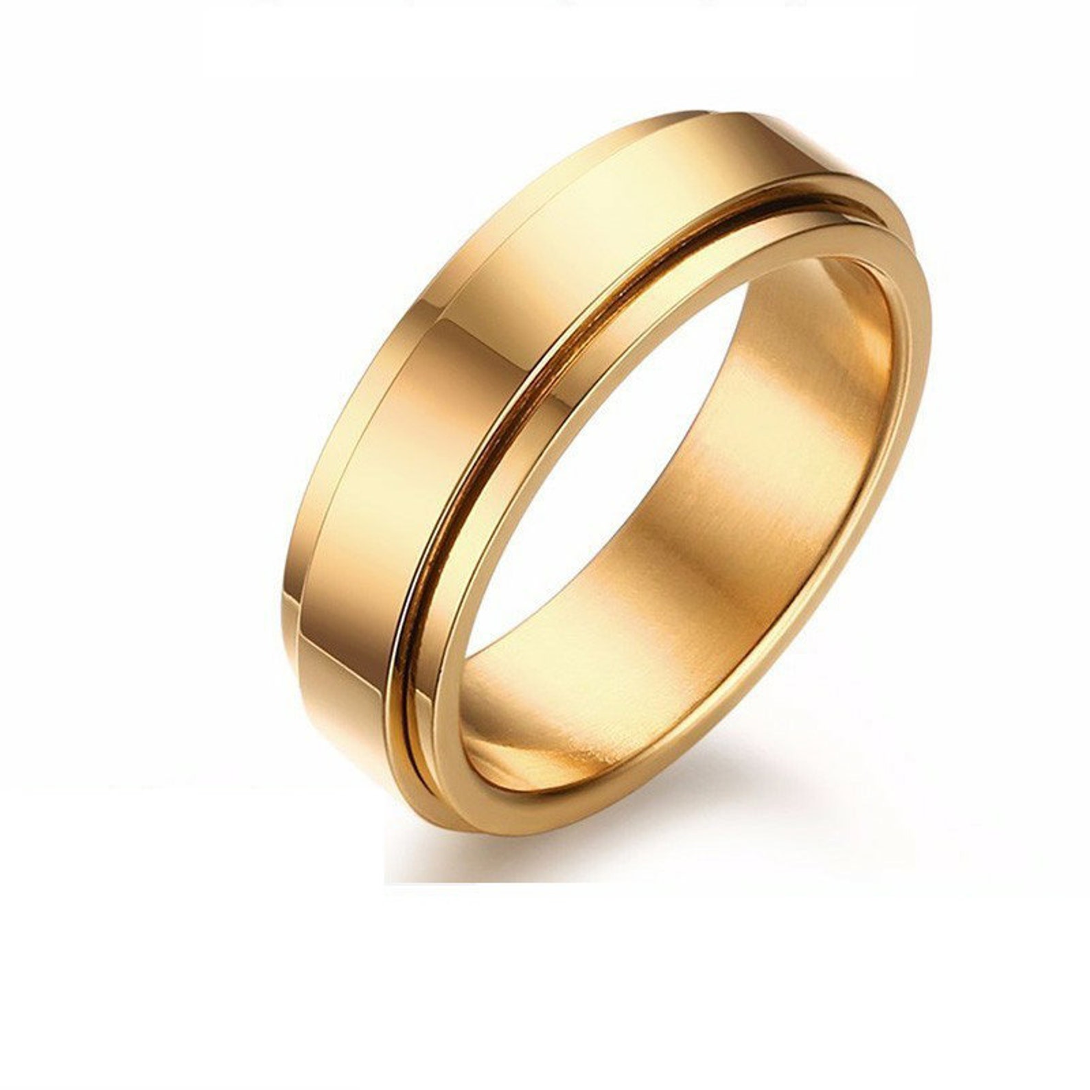 Personalized Spinner Rings for Men Women Special Name Meaning Custom ...