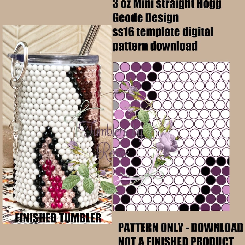 Rhinestone Tumbler Patterns - Etsy