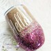 Pink Rose Gold and Gold Ombre Hello Gorgeous Glitter Tumbler - Etsy