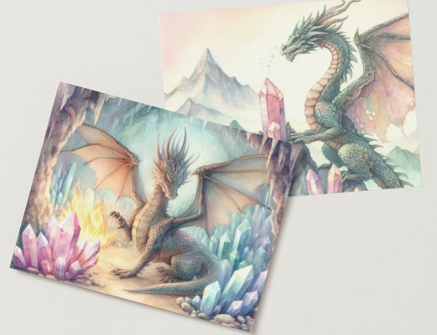 Mythic Dragons Junk Journal Digital Kit 35 Pages! Photo Album Images ...