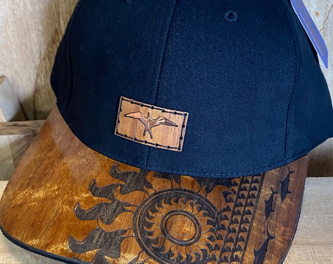 Bendable Koa Wood Billed Hat - Etsy