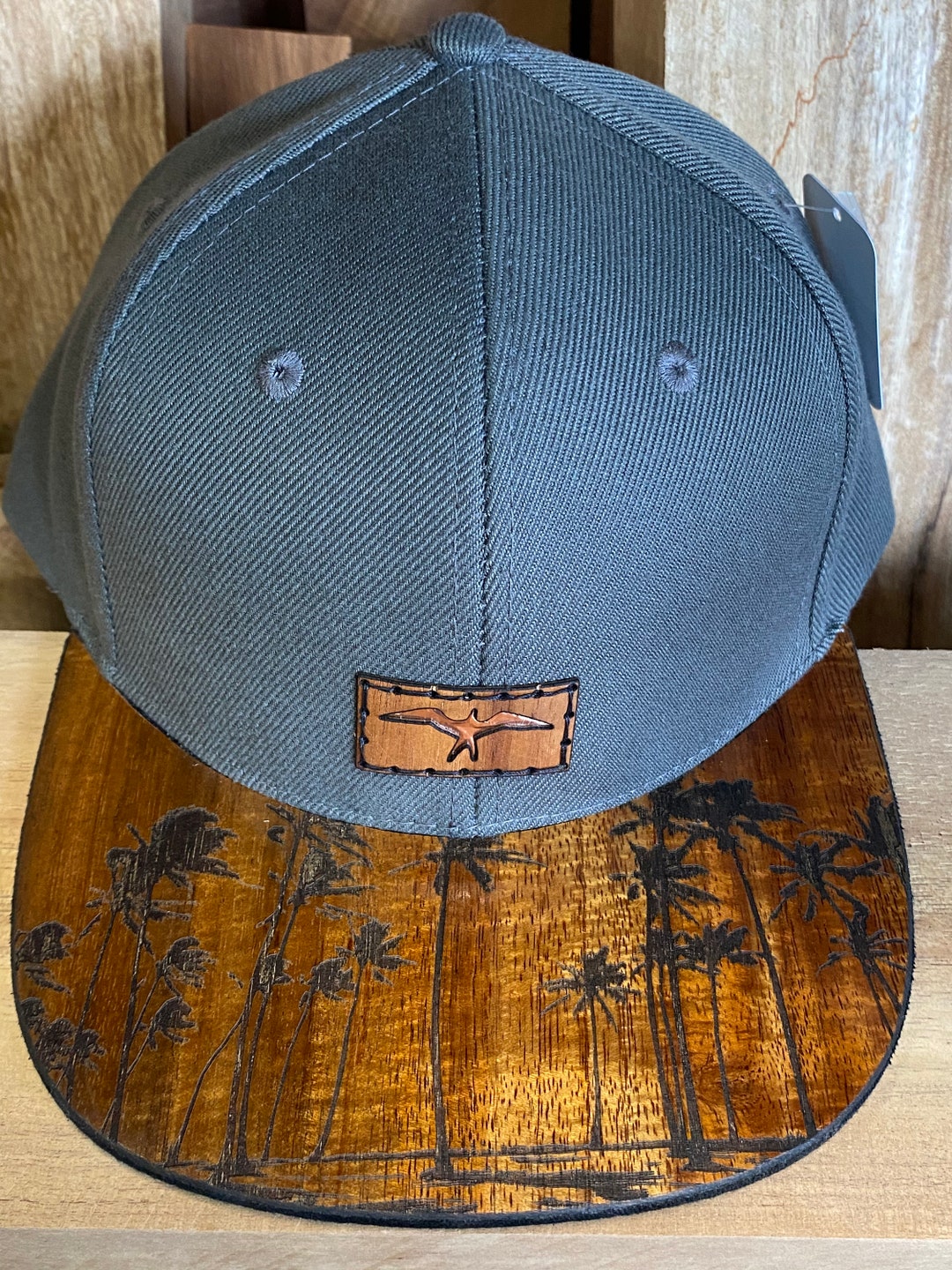 Bendable Koa Wood Billed Hat - Etsy