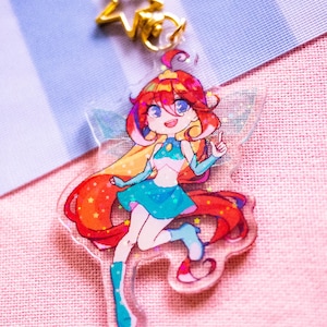 Winx Club Acrylic Charms / Keychains ~ Pixel Art / 3.5''/9cm - Etsy