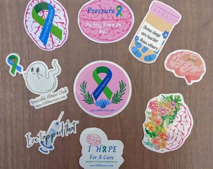 Pack of IIH Stickers. All Profits Are Donated to Johns Hopkins IIH ...