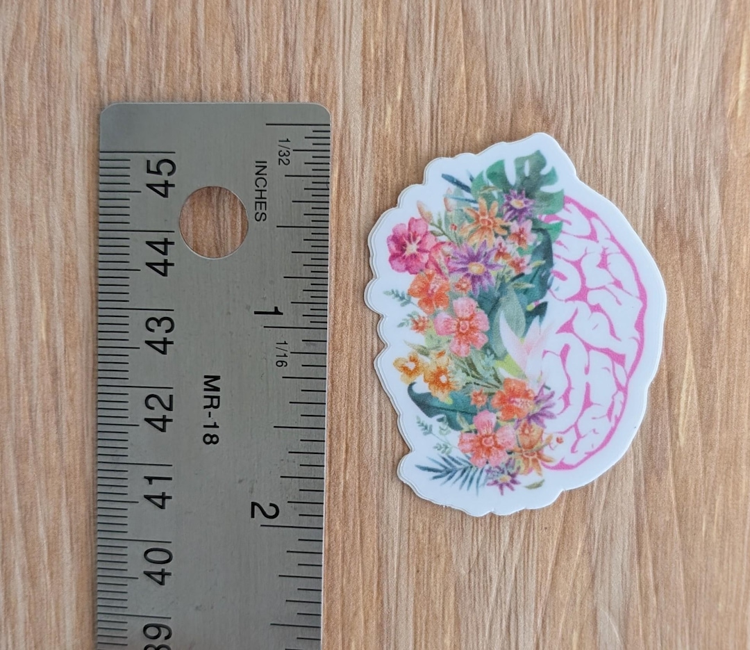 Beautiful Brain Vinyl Sticker. All Profits Donated to IIH Study at ...