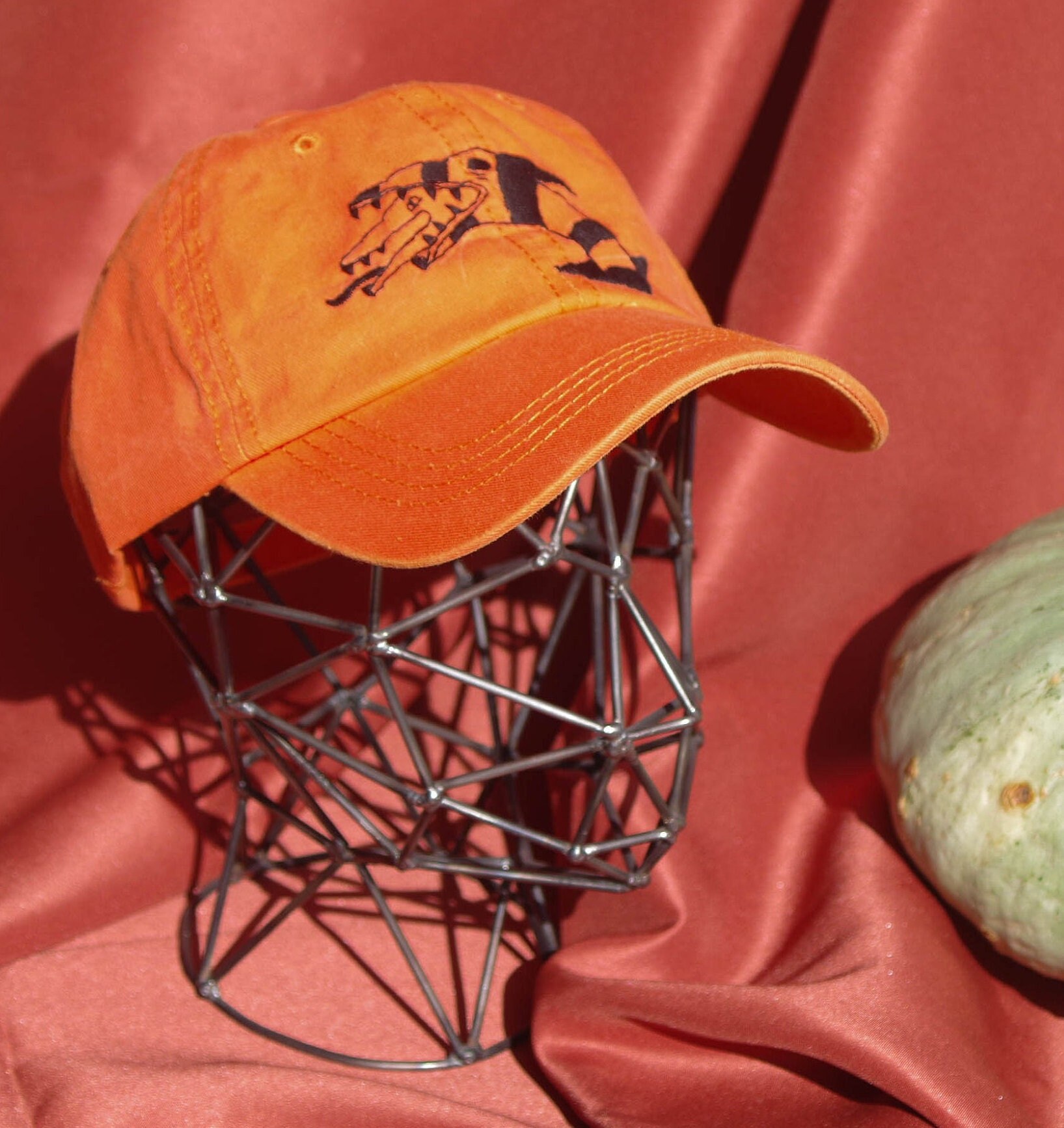 Sand Snake Beetlejuice Spooky Baseball Cap - Hand Embroidered - Etsy