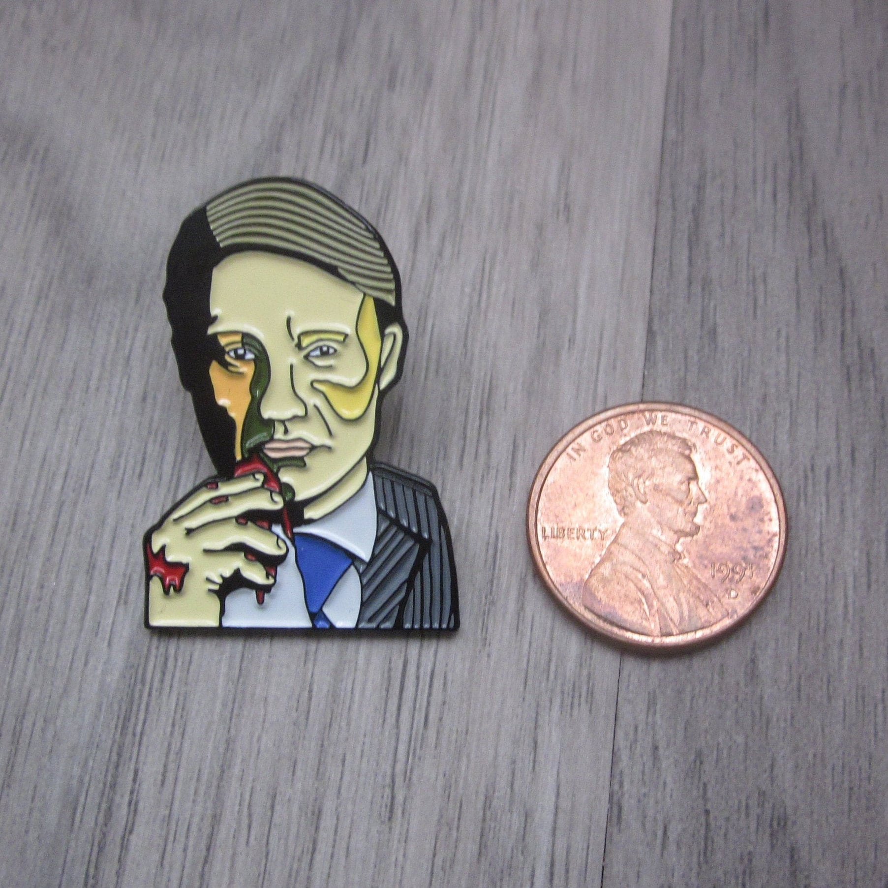 Hannibal Lecter Enamel Pin - Etsy