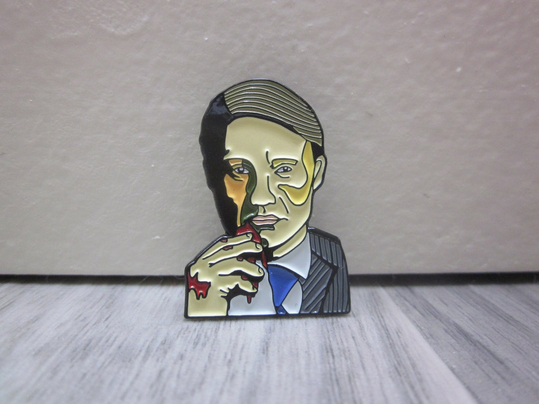 Hannibal Lecter Enamel Pin - Etsy