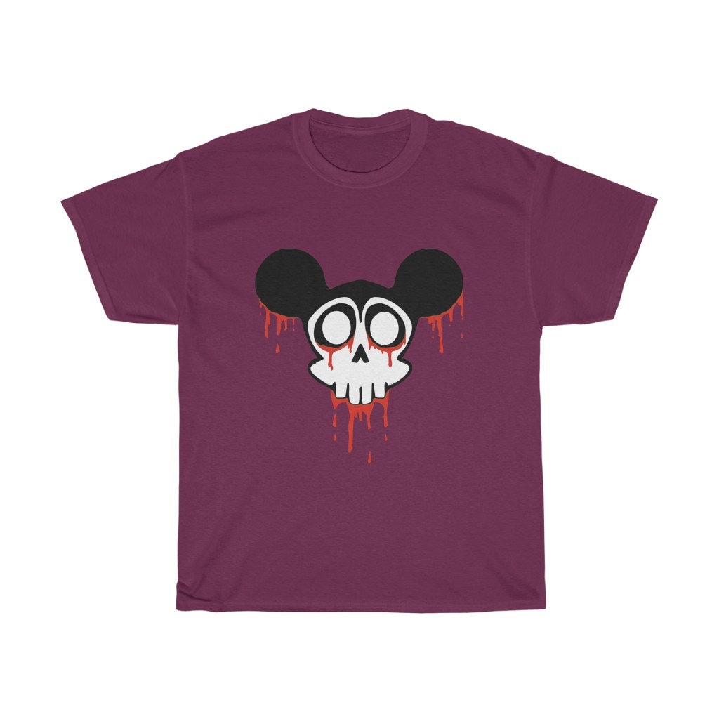 Mickey Mouse Shirt, Mickey Mouse Dead T-shirt, Funny Shirt, Morbid Art ...