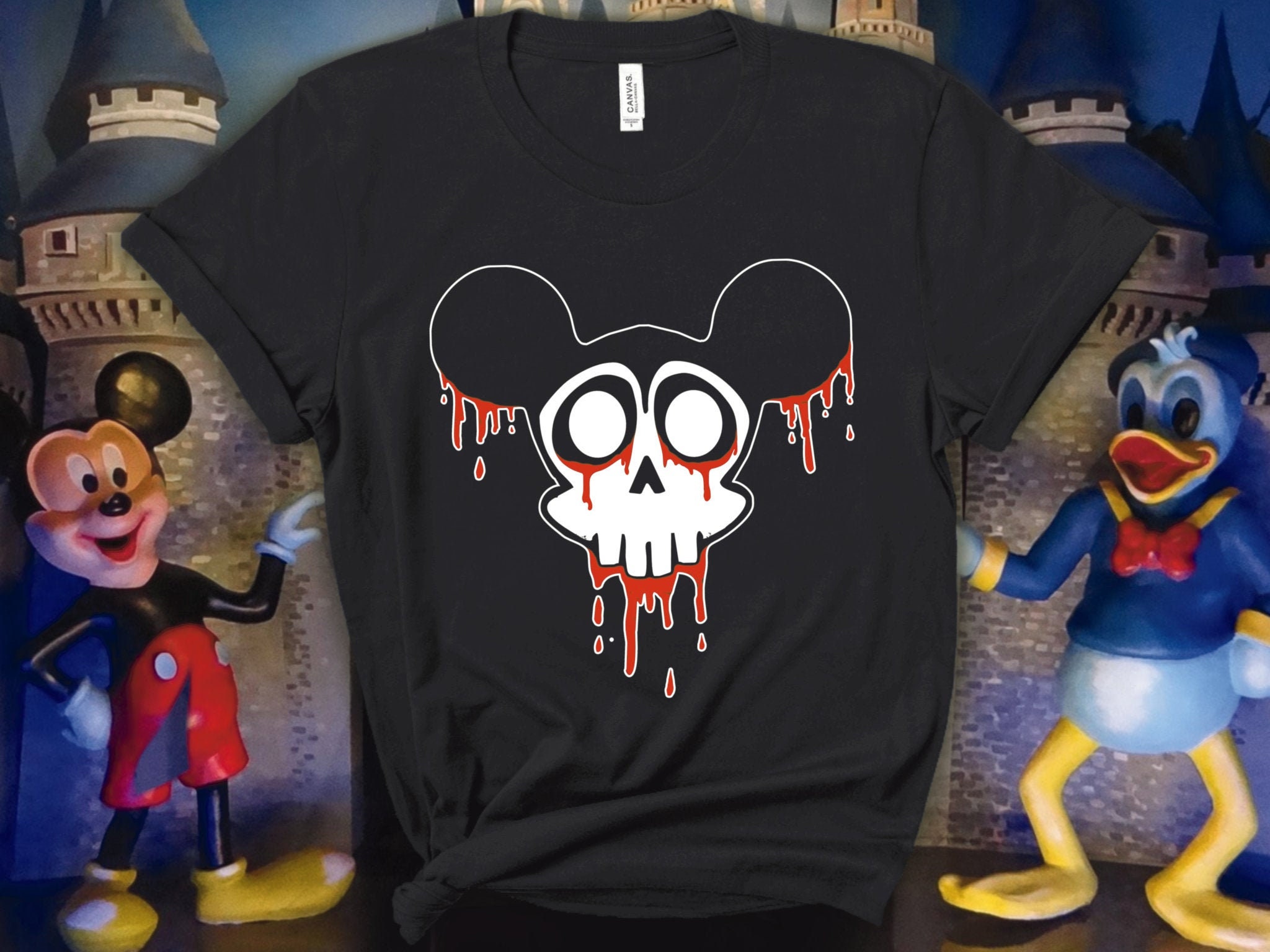 Mickey Mouse Shirt, Mickey Mouse Dead T-shirt, Funny Shirt, Morbid Art ...