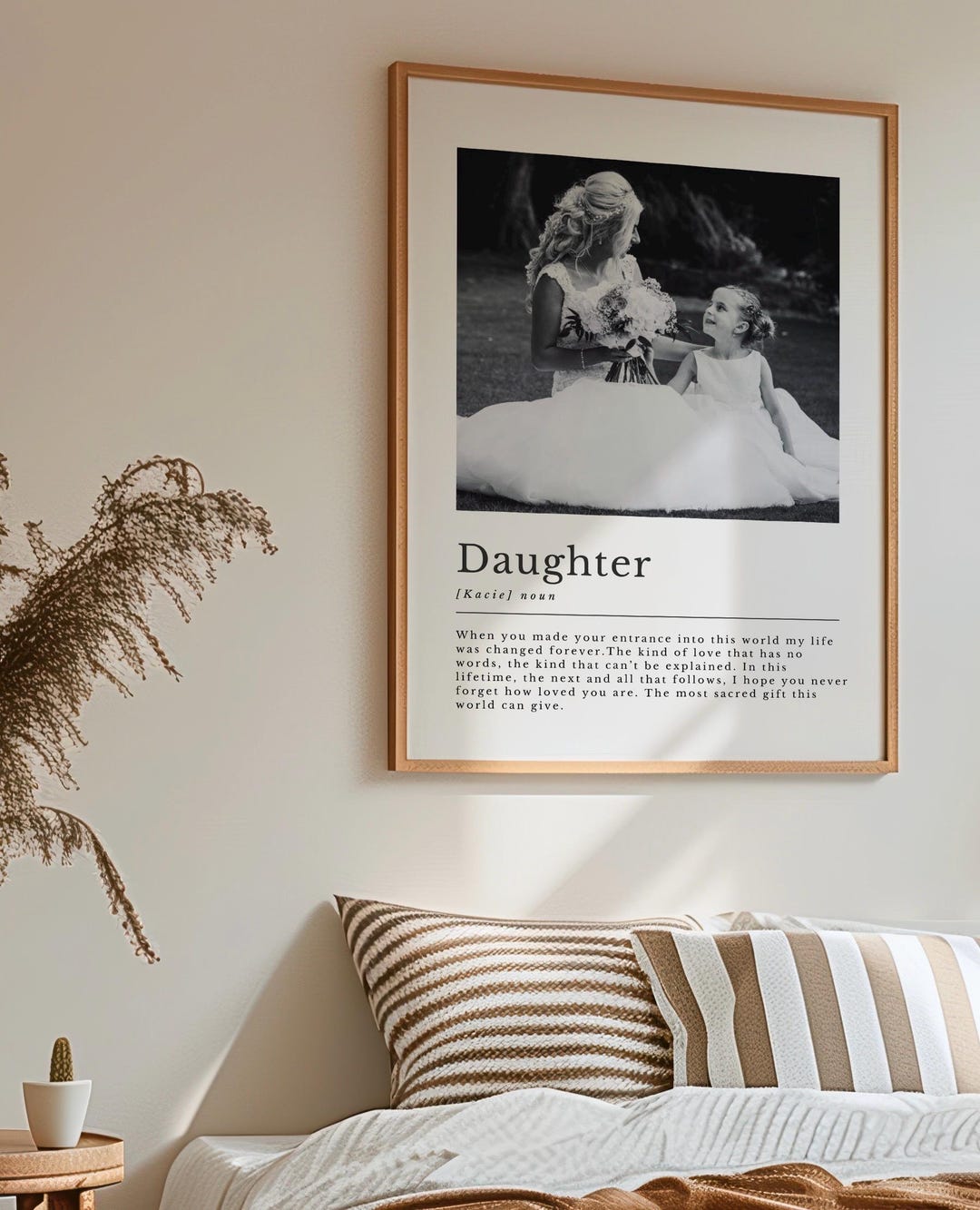 Personalized Daughter Definition Print: Photo Gift, Wall Art - Etsy