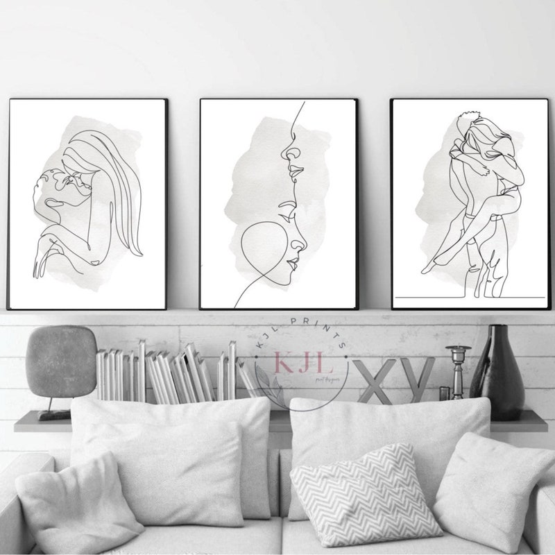 Couple Line Art - Etsy