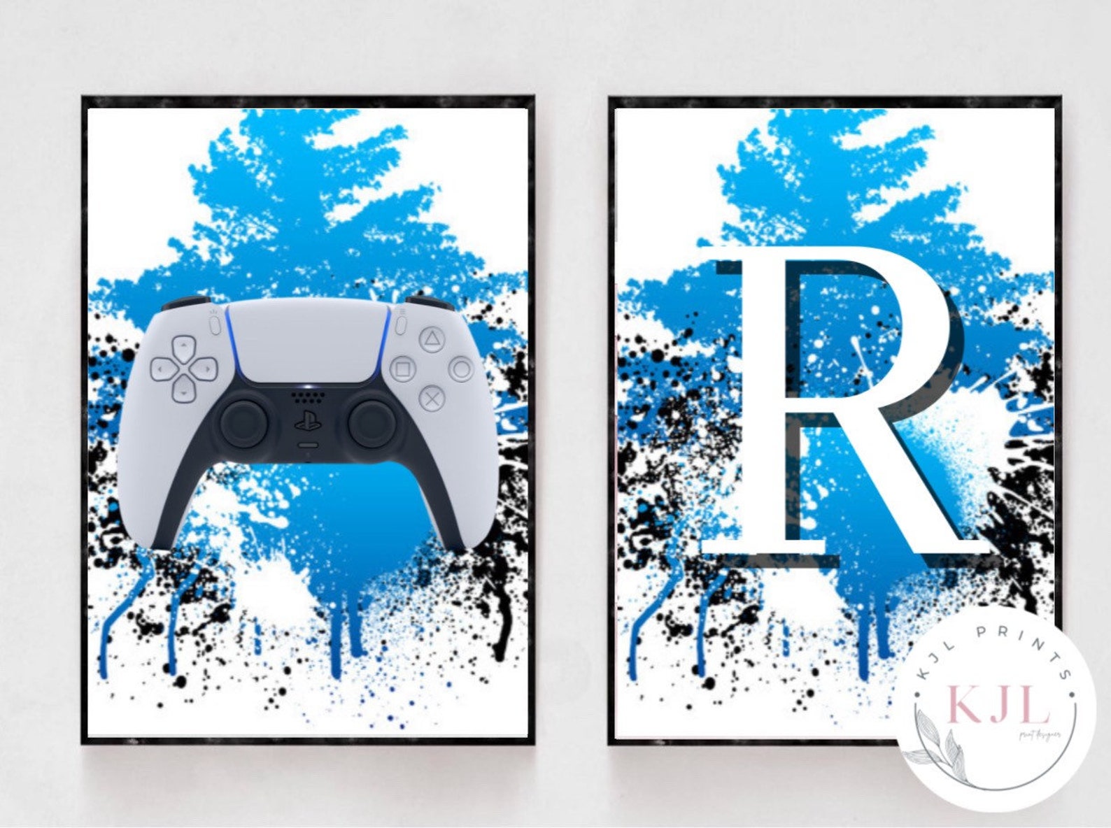 Personalised Set Of Ps5 Playstation Gamer Prints Etsy