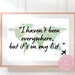Travel Map Print: "i Haven't Been Everywhere" Home Decor - Etsy