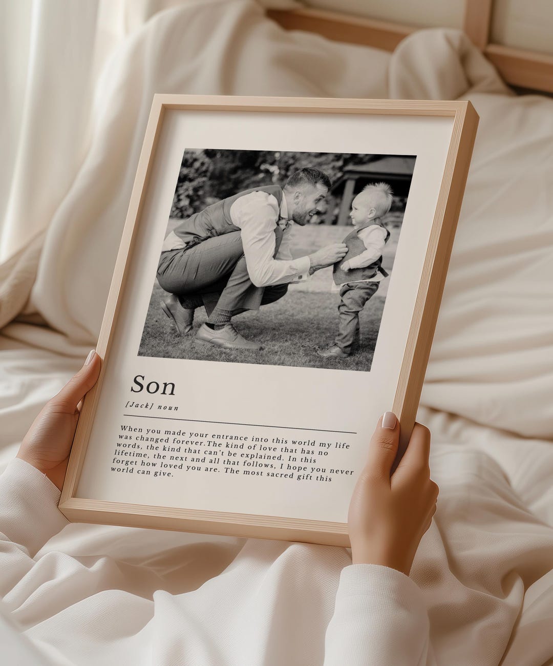 Personalised Son Definition Print | Son Gift | Print | Birthday ...