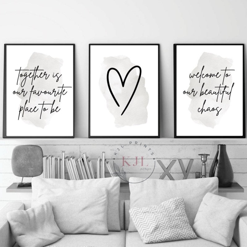 Grey Wall Decor - Etsy